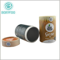 Brown tea paper tube packaging boxes | Tube boxes wholesale