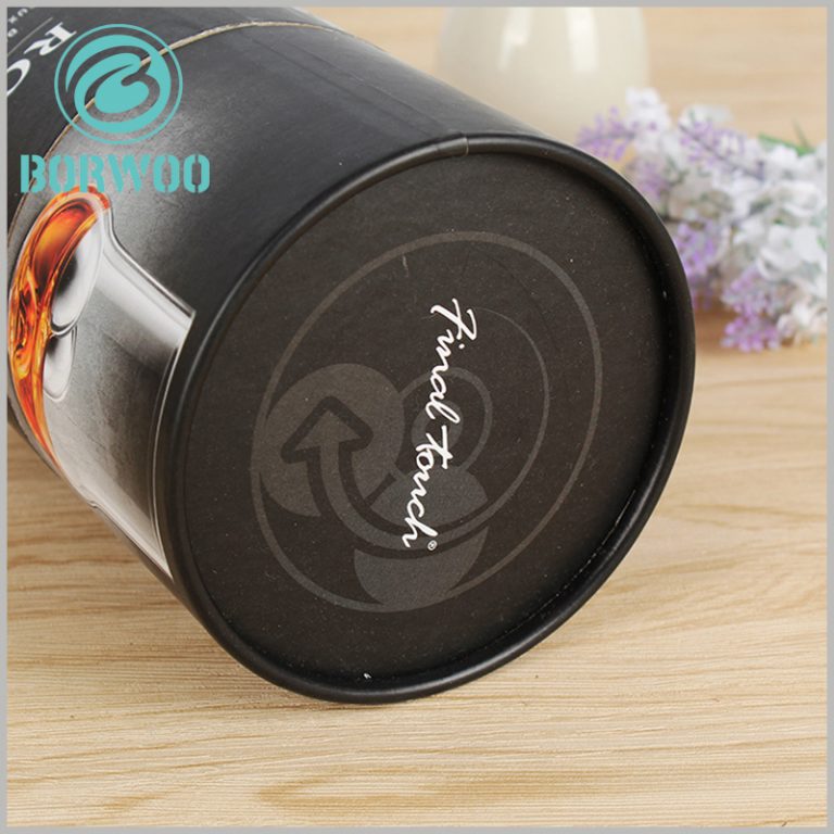 Creative design round cardboard tube for glass cup packaging