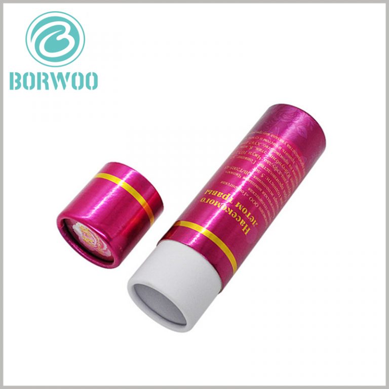 Exquisite small paper tube for rose essential oil packaging boxes