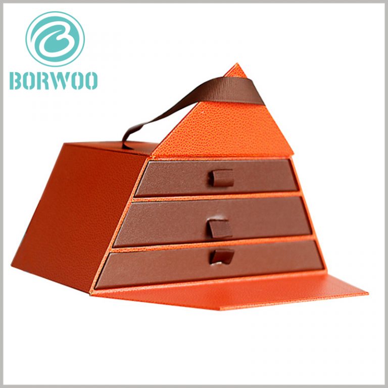 Empty chocolate gift boxes with handle | Food packaging