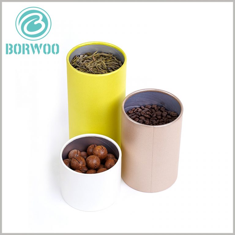 Food tube packaging with foil inner coating and with wooden lids